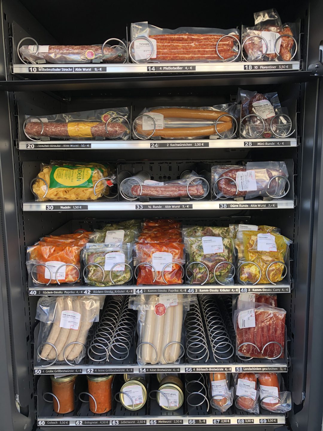 Wurstautomat - 24 Stunden Steaks, Grillwürstchen, Ahle Wurst einkaufen